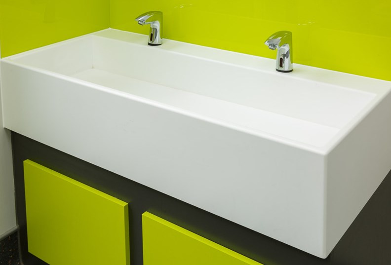 Solid Surface vanity units | Venesta Washrooms