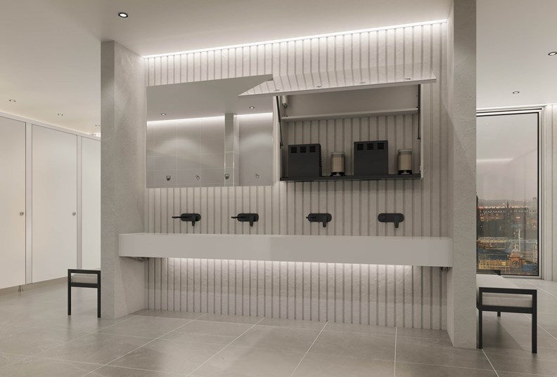 Washroom Mirror Box Units | Venesta Washrooms