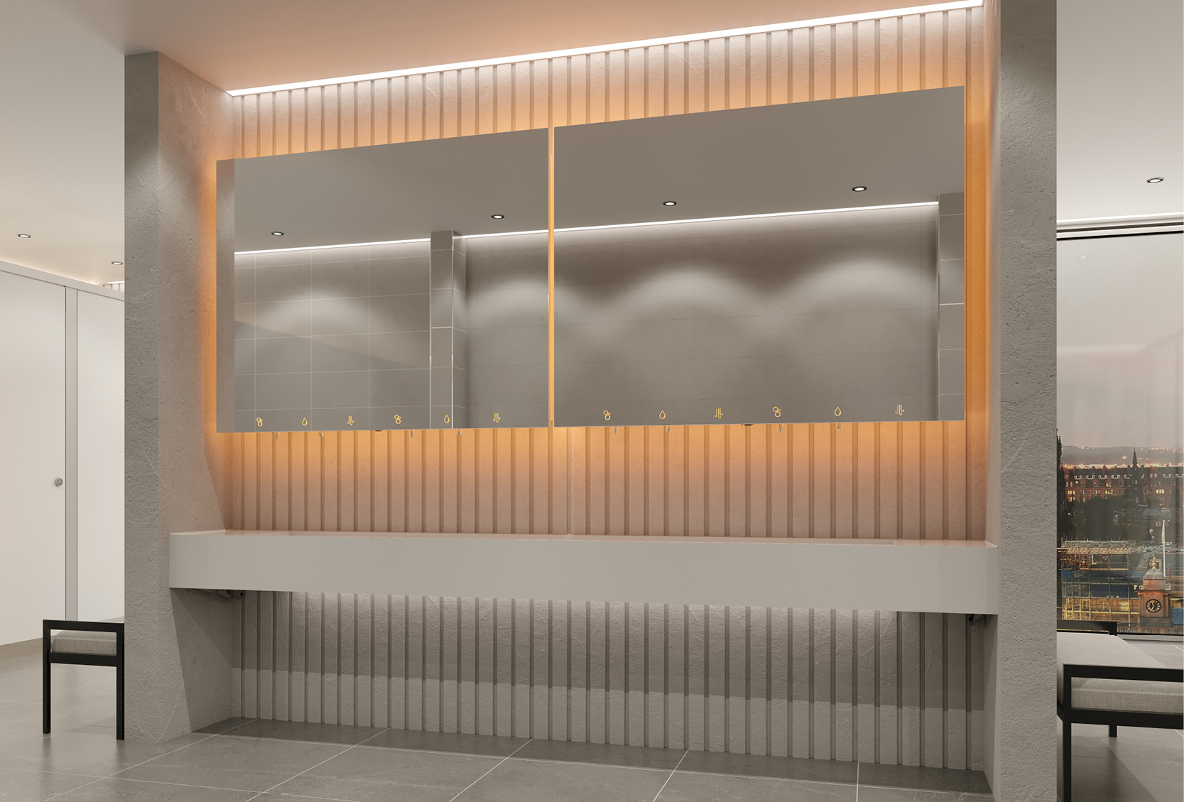 Washroom Mirror Box Units | Venesta Washrooms