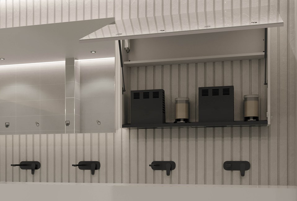 Washroom Mirror Box Units | Venesta Washrooms