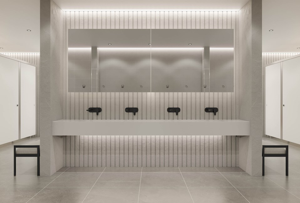 Washroom Mirror Box Units | Venesta Washrooms